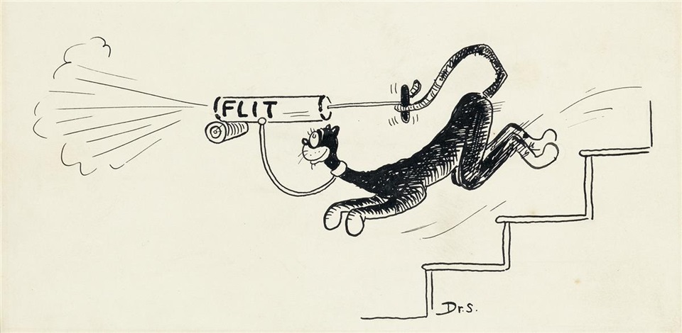 Flit Cat by Theodor Seuss Geisel on artnet