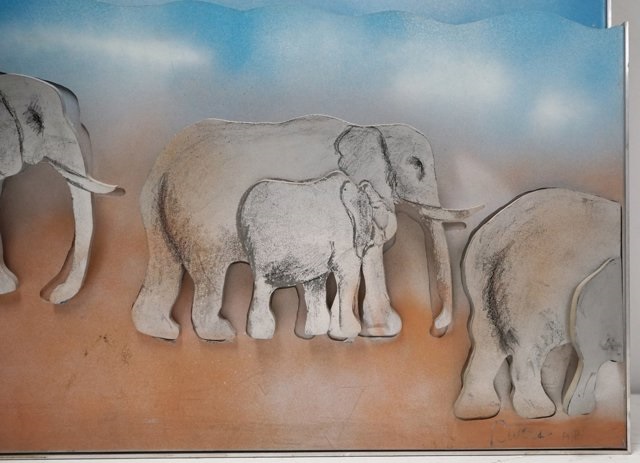 Herd of Elephants by Larry Rivers on artnet