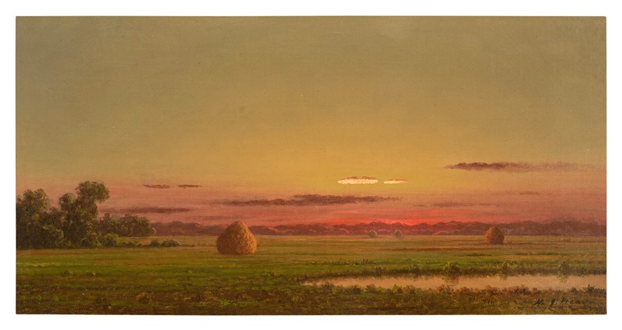 Northern Marsh Sunset by Martin Johnson Heade on artnet