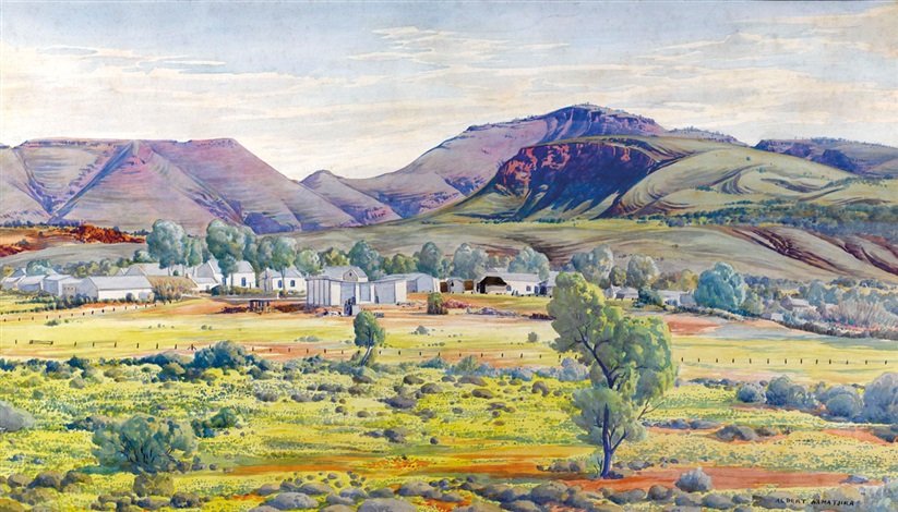 Finke River Mission and Mount Hermannsburg, Northern Territory by ...