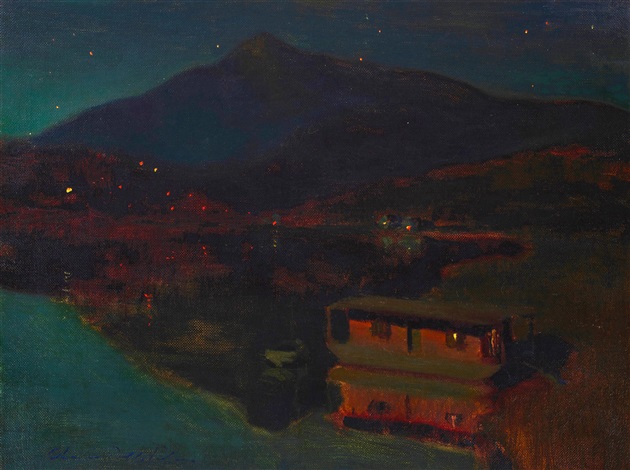 Houseboats in Belvedere by Charles Rollo Peters on artnet