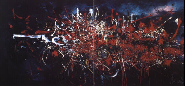 Le Massacre de la Saint Barthélémy by Georges Mathieu on artnet