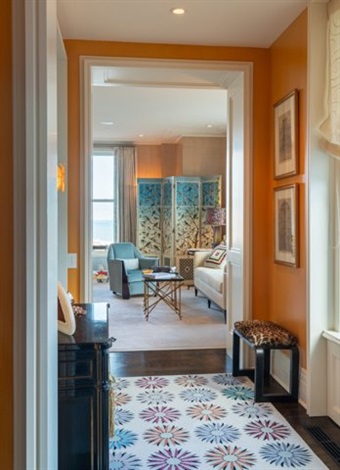 Group of Eight Framed Images Julia Series Wall Clock and Ceramic ...