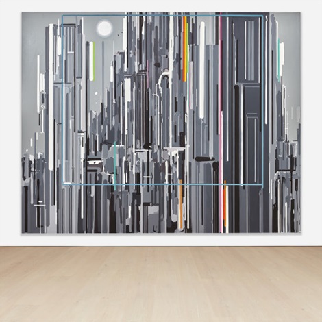 Purple Air III No. 2 diptych by Liu Wei on artnet