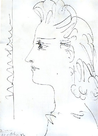 Portrait de Dora Maar by Pablo Picasso on artnet