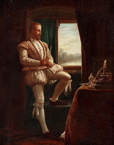 Sir Walter Raleigh at Durham House by Henry Wallis on artnet