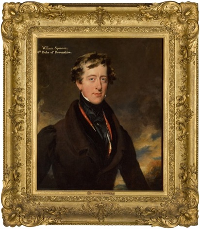 Portrait of William Spencer Cavendish, 6th Duke of Devonshire 17901858 ...