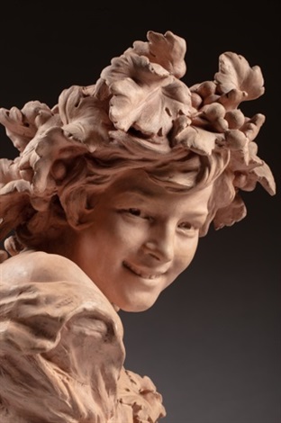 Le Rieur aux pampres Laughing Boy Crowned with Vines by Jean-Baptiste ...