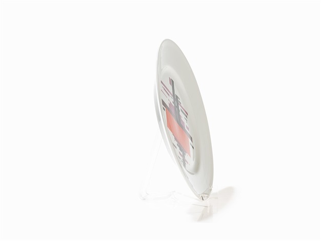 Soviet Suprematist Porcelain Plate by Ilya Chashnik on artnet