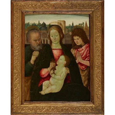 THE MADONNA AND CHILD WITH SAINTS JOSEPH AND JOHN THE EVANGELIST by ...