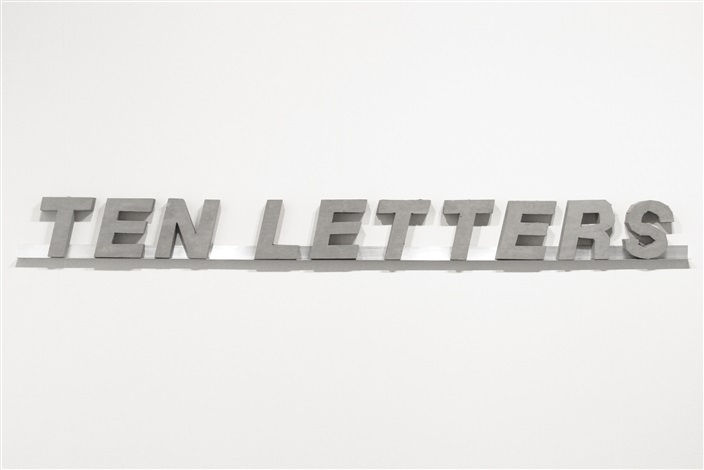 Ten letters in 10 parts by Felipe Arturo on artnet