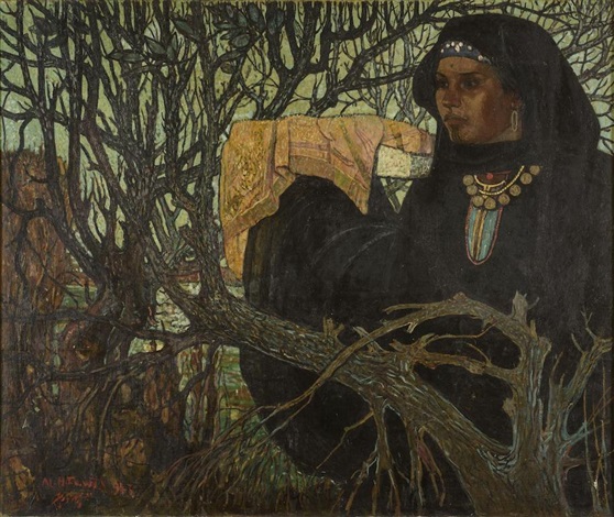 The Fellaha Through Her Hardships by El Hussein Fawzi on artnet