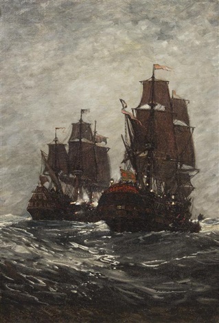Capture of the Spanish Treasure Ship by Capt. Francis Drake, 1579 by ...