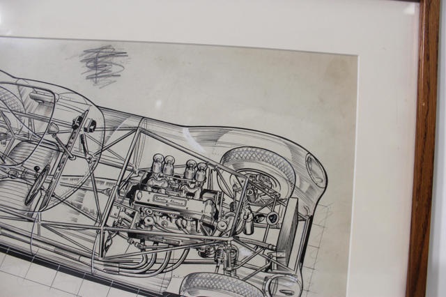 A Lotus 15 cut-a-way drawing for Motor Magazine by Lofthouse, by Tony ...