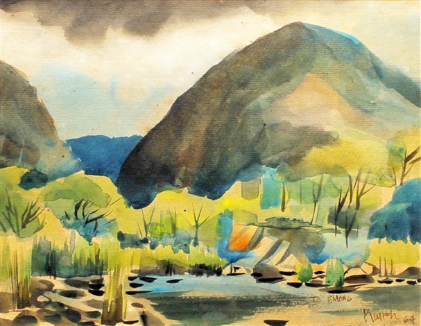 Landscape by Ang Kiukok on artnet