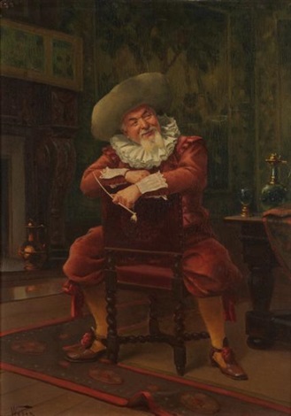 Lhomme à la pipe by Alfred Charles Weber on artnet