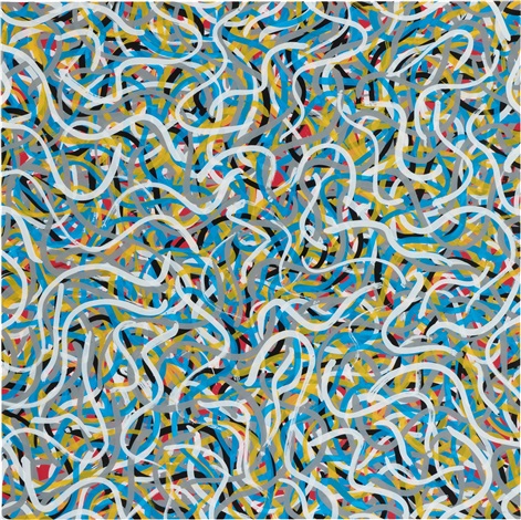 Wavy Lines Superimposed 2 by Sol LeWitt on artnet