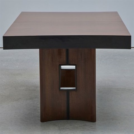 Gilbert Rohde Mahogany Extention Dining Table by Gilbert Rohde on artnet