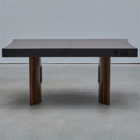 Gilbert Rohde Mahogany Extention Dining Table by Gilbert Rohde on artnet