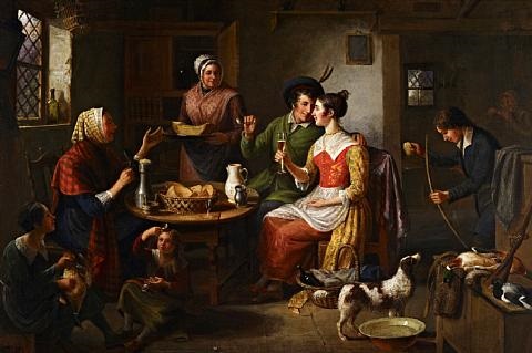 The wooers visit by Alexander Carse on artnet