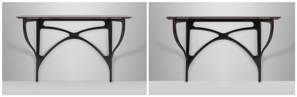 Pair of wall mounted consoles by Ico Parisi on artnet
