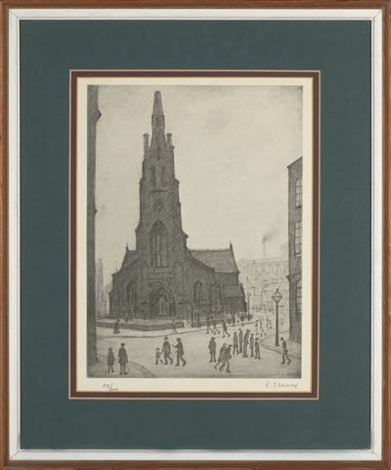St. Simons Church, Salford by L.S. Lowry on artnet