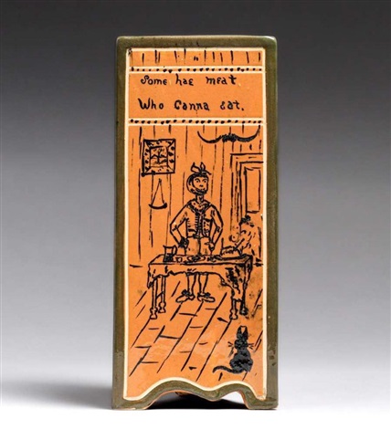 Avon Pottery - Wheeling, WV Triangular Vase c1903 by Vance Avon Faience ...