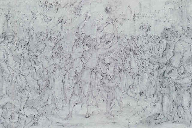 The Stoning of St. Stephen by Bernardino Barbarelli Poccetti on artnet