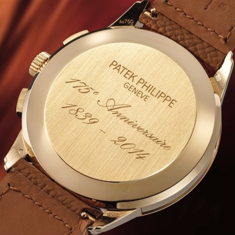 Ref. 5975J-001 Model Multi-Scale Chronograph A fine and rare yellow ...