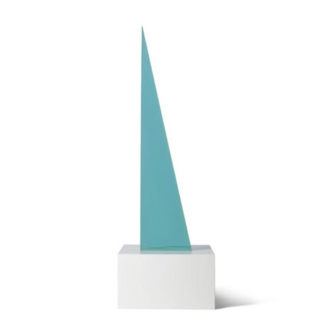 Untitled turquoise triangle, circa 1970s by Peter Alexander on artnet