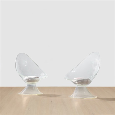 Pair of Lily chairs by Erwine and Estelle Laverne on artnet