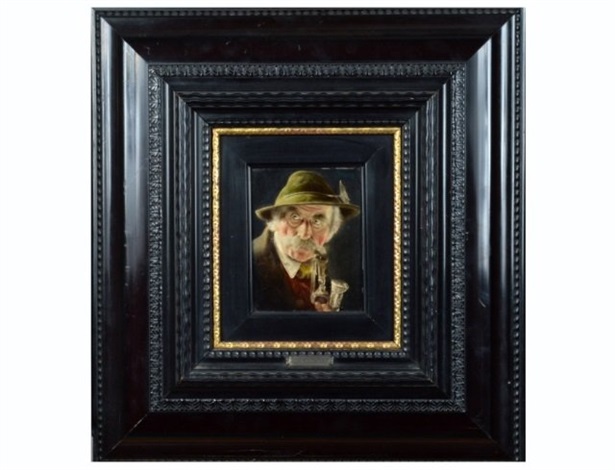 Untitled, Tyrolean gentleman with Pipe by Carl Heuser on artnet