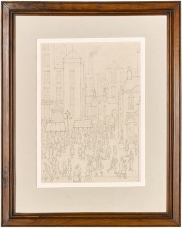 Street Stalls by L.S. Lowry on artnet