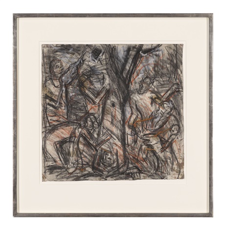From Titian The Flaying of Marsyas by Leon Kossoff on artnet