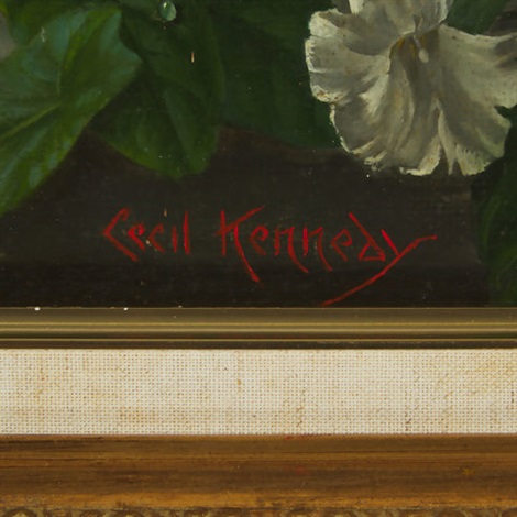 MORNING GLORIES, ROSES AND DAFFODILS by Cecil Kennedy on artnet