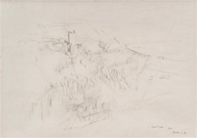 Paysage de Monte Calvello by Balthus on artnet