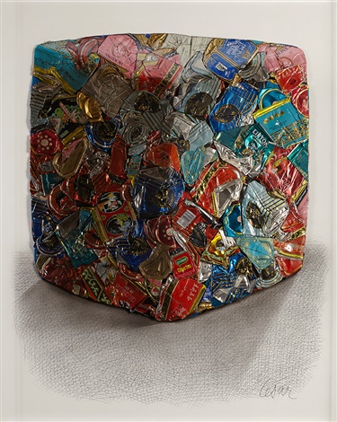 Portrait de compression by César on artnet