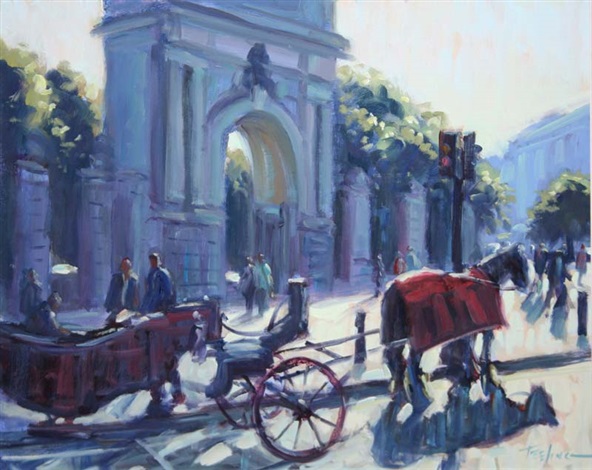 Memorial arch, Stephens Green by Norman Teeling on artnet