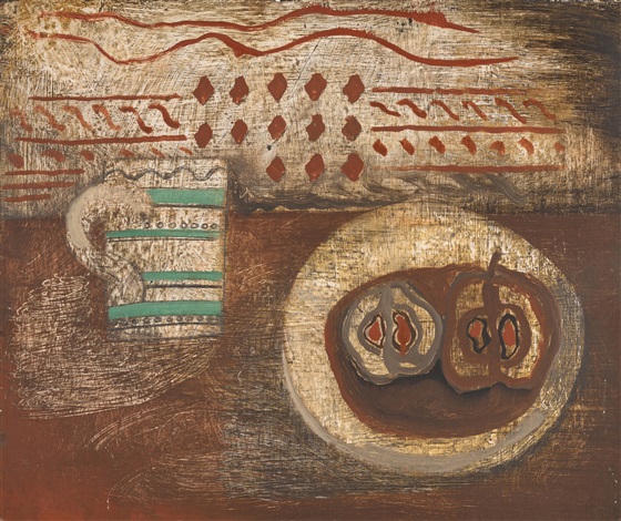 Still Life with Green Jug by Ben Nicholson on artnet