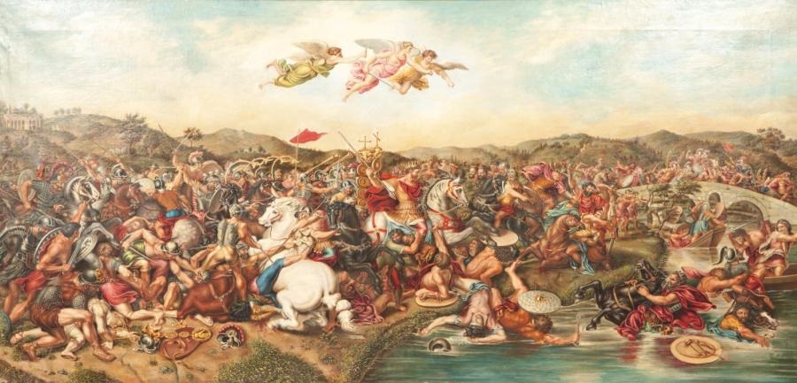 La Bataille de Ponte Milvius by Raphael on artnet