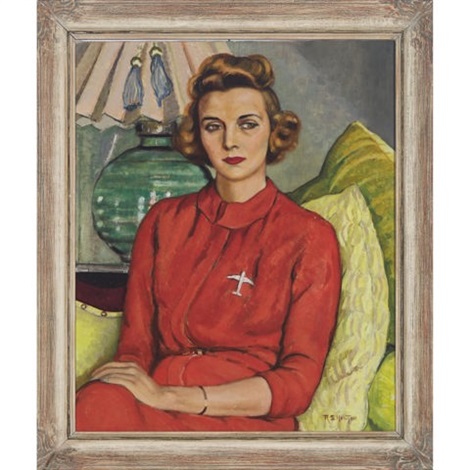 PORTRAIT OF BARBARA STEPHENSON, CA. 1940 by Randolph Stanley Hewton on ...