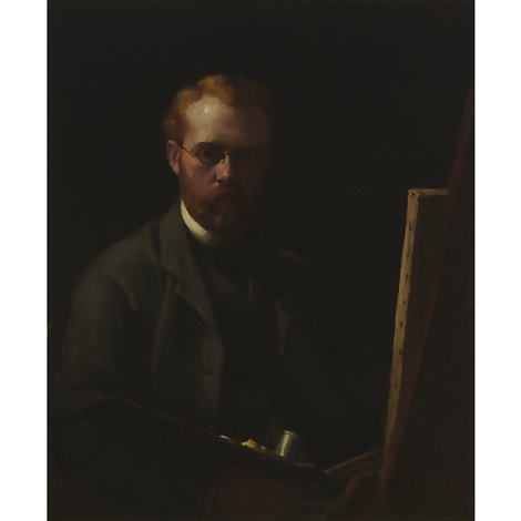 SELF PORTRAIT, 1878 by Robert Harris on artnet