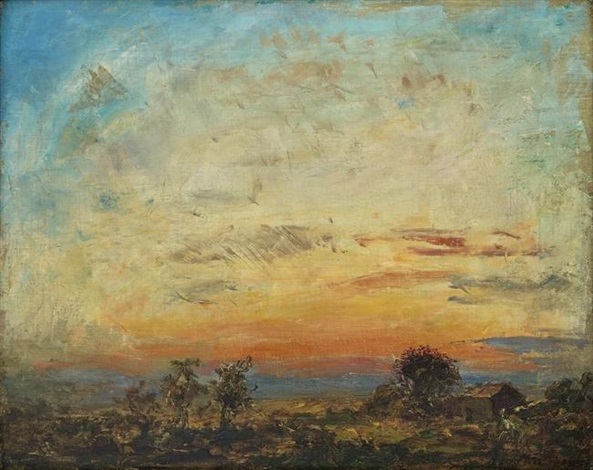 Sunset, Hawes, Wensleydale by Philip Wilson Steer on artnet