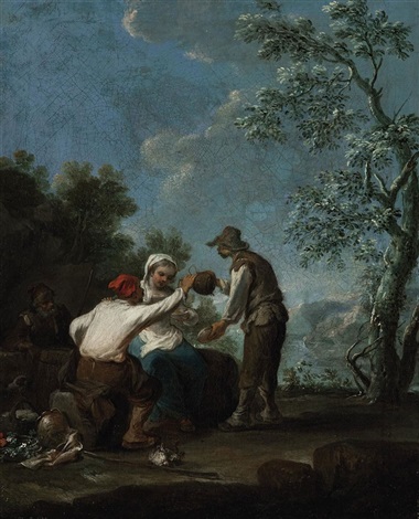 Scena contadina by Paolo Monaldi on artnet