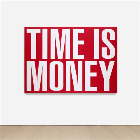 Untitled Time is Money by Barbara Kruger on artnet