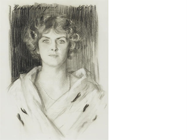 Portrait of Mrs. Theodore Frothingham, Jr. born Eleanor Fabyan by John ...