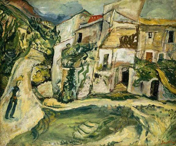 Paysage de Cagnes by Chaim Soutine on artnet