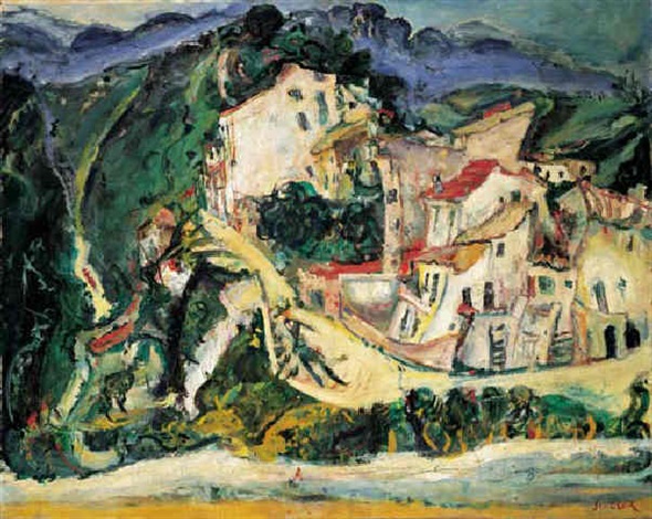 Le grand paysage de Cagnes by Chaim Soutine on artnet