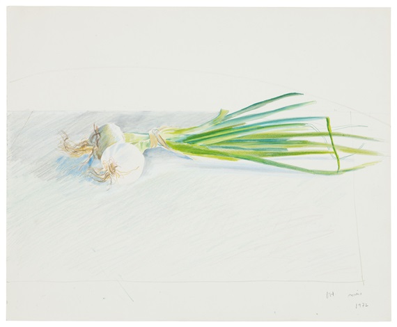 Onions by David Hockney on artnet
