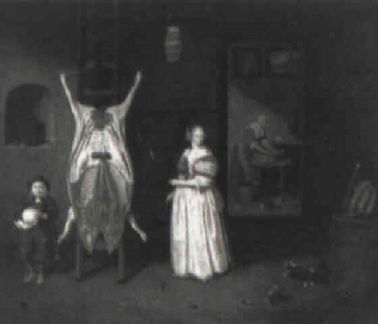 A woman and a boy in a pantry by Hubert van Ravesteyn on artnet